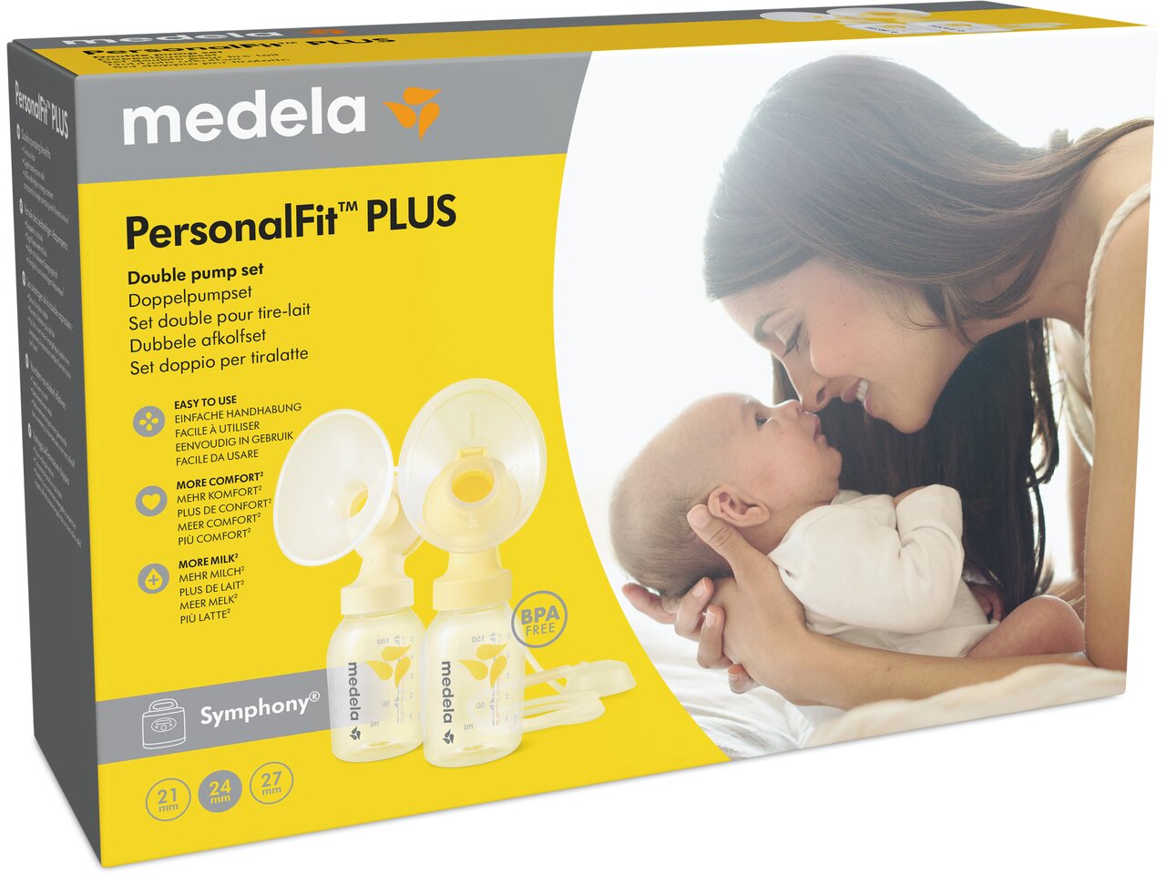 PersonalFit™ PLUS Mietpumpsets für Symphony® | Medela