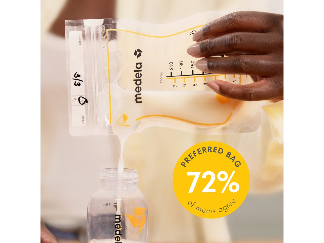 Easy Pour Breastmilk Bags | Medela