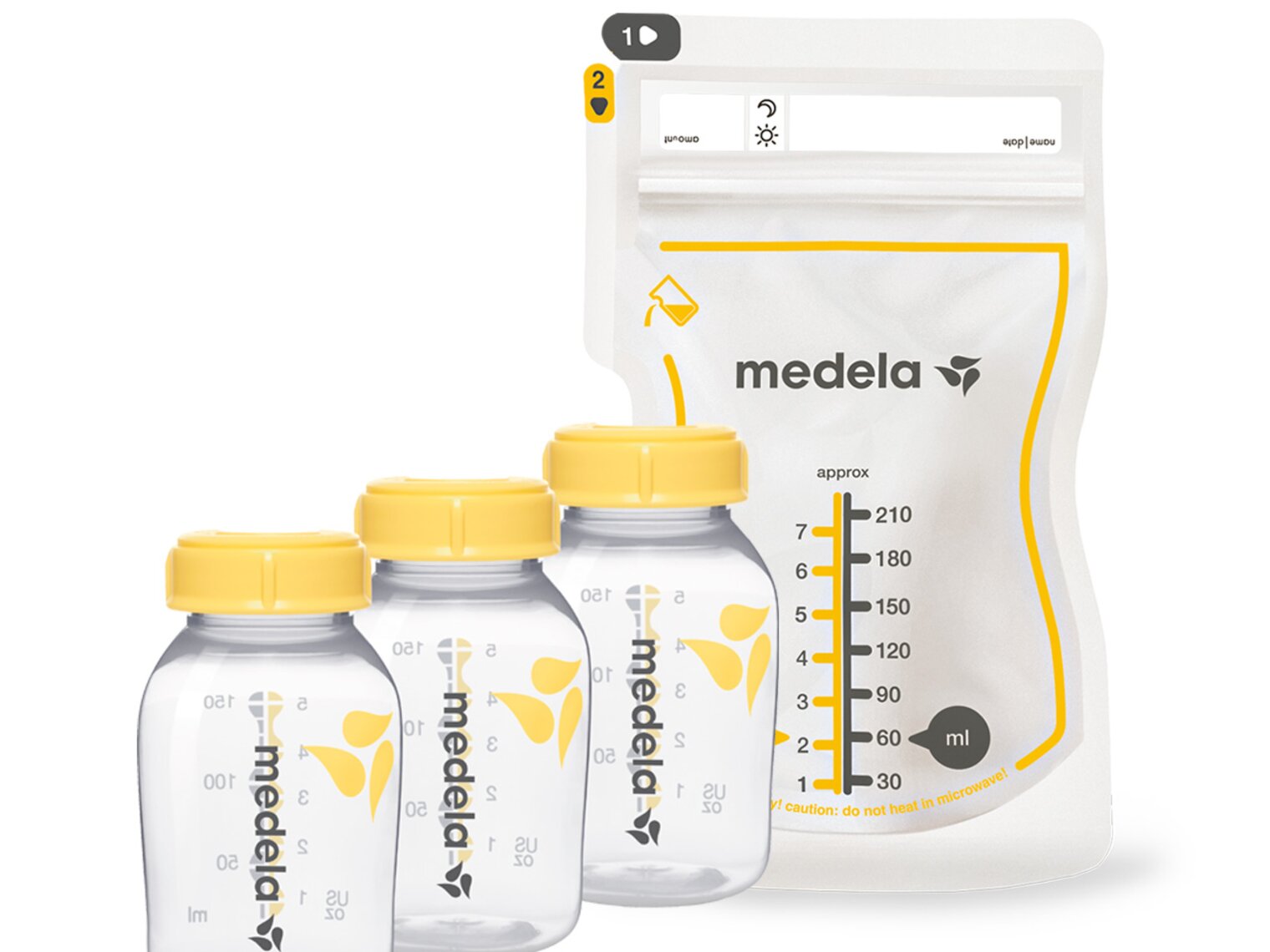 Breastmilk Bottles & Bags | Medela