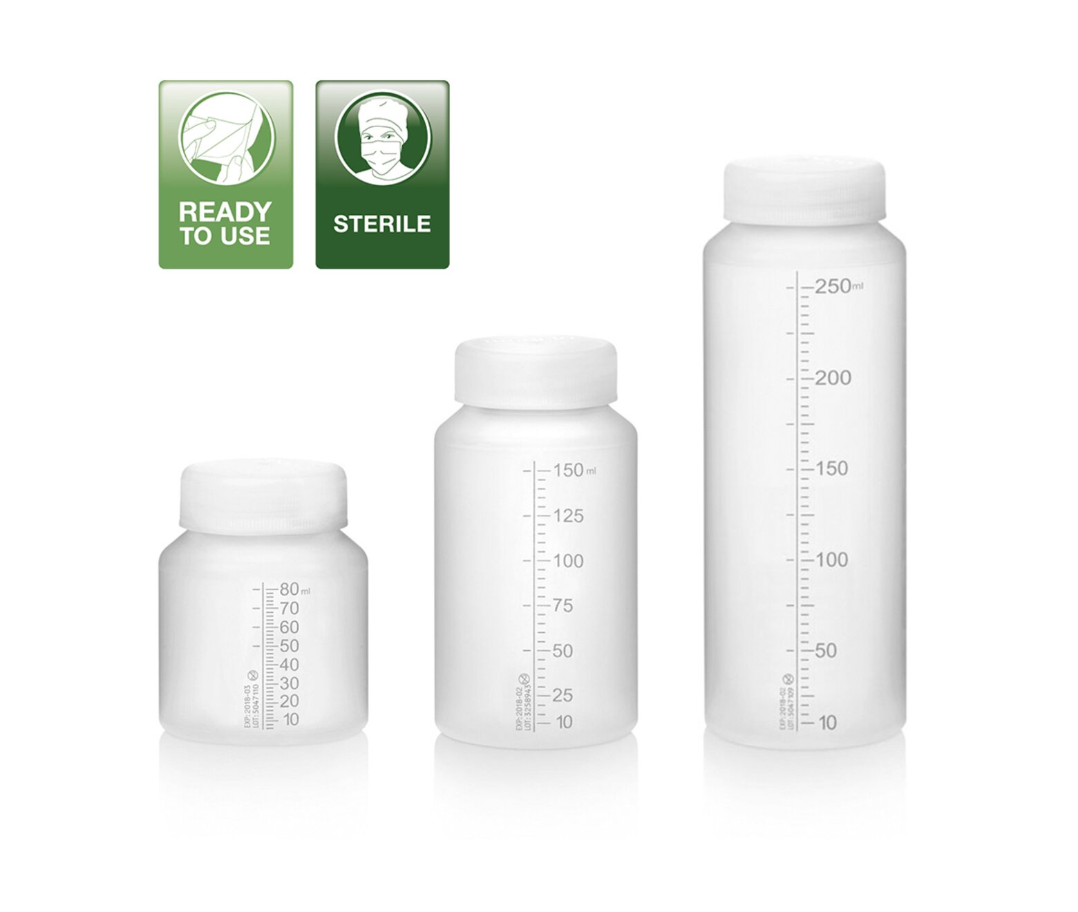 Disposable Bottles and Colostrum container | Medela