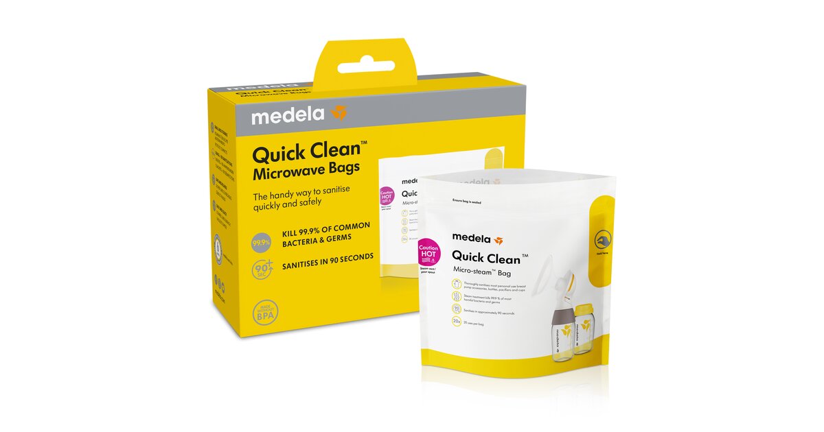 Quick Clean™ Micro-steam™ Bags | Medela