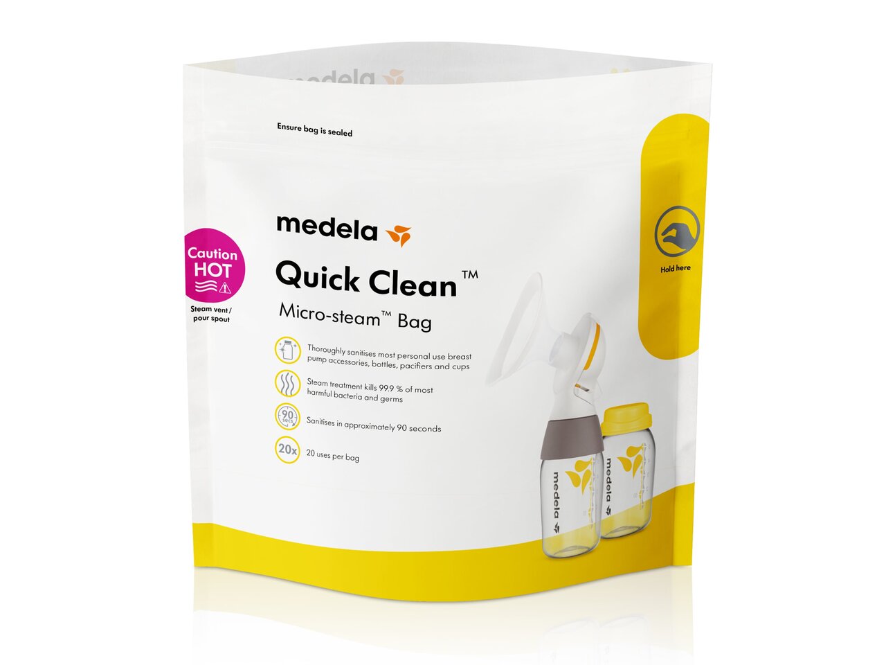 Quick Clean™ Micro-steam™ Bags | Medela